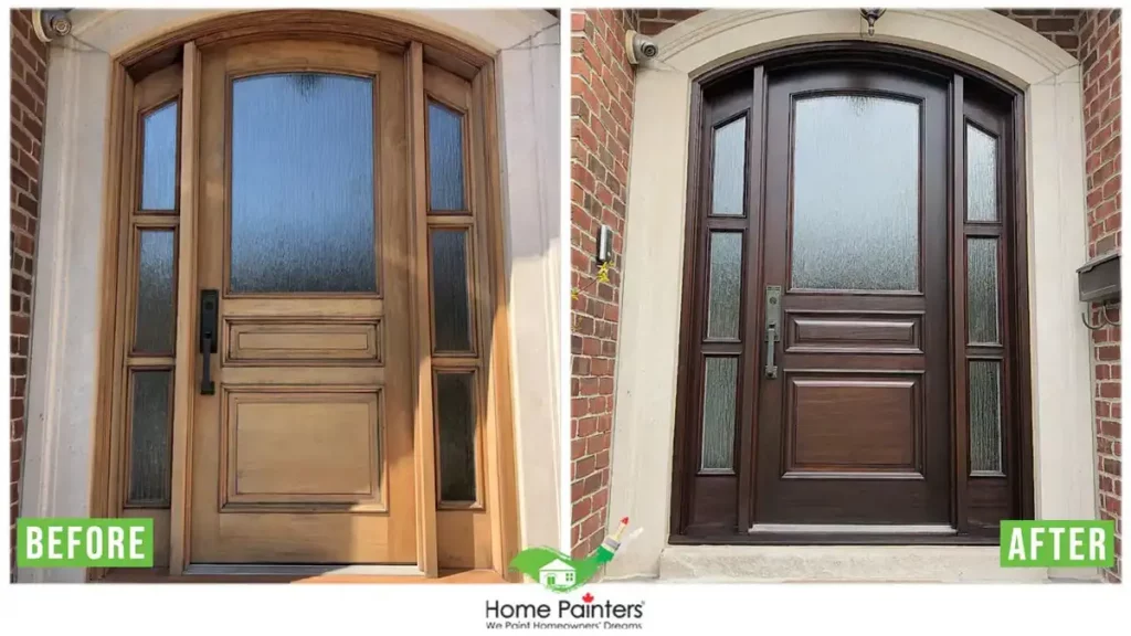 Painting Interior Doors Before After