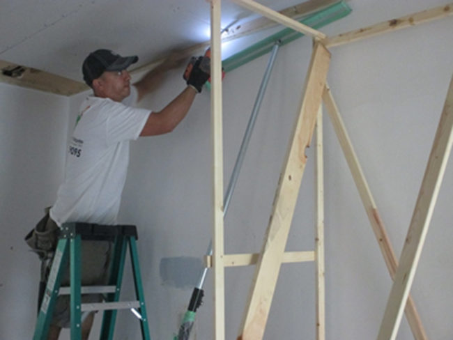 How To Do Basement Drywall Installation On A Ceiling