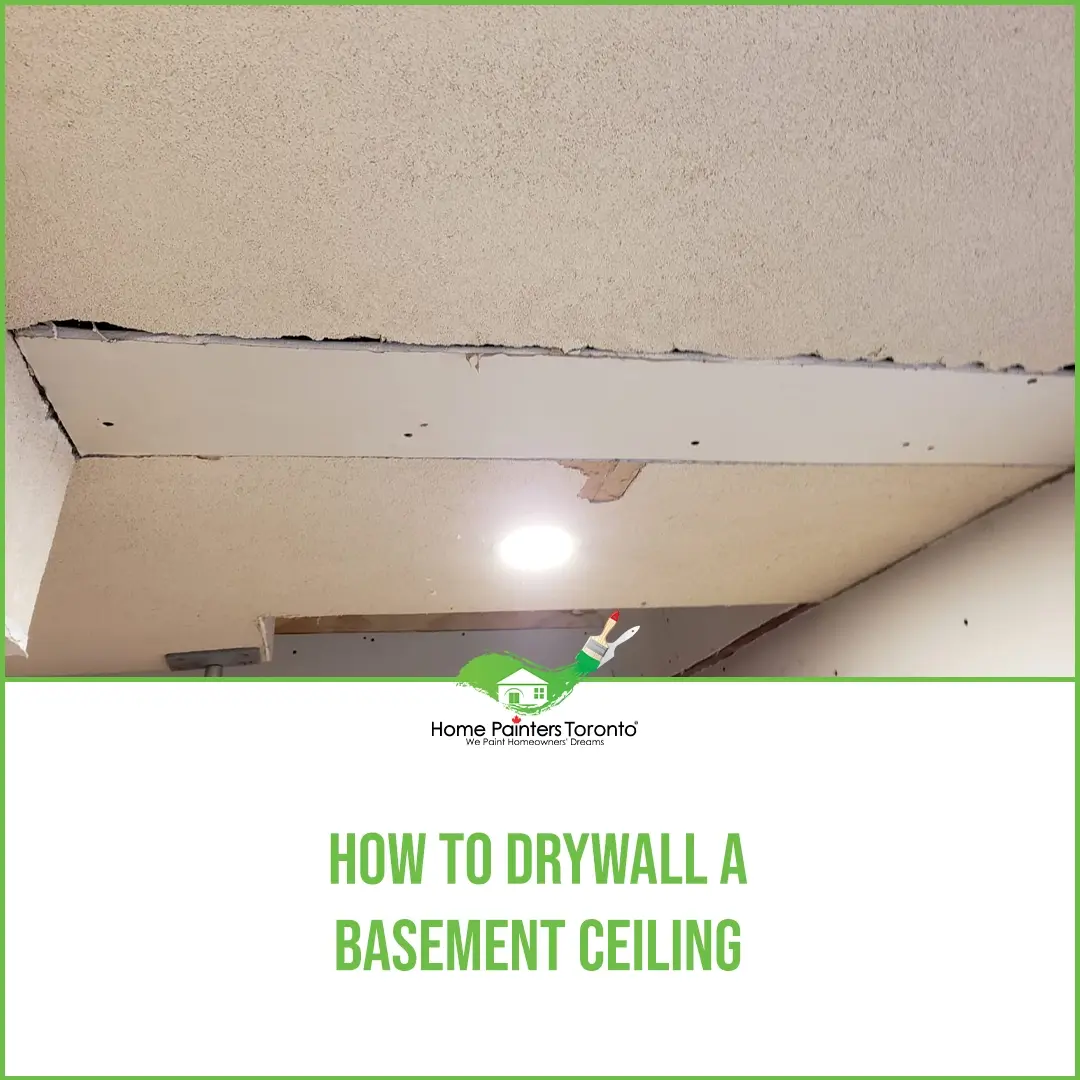 How To Drywall A Basement Ceiling