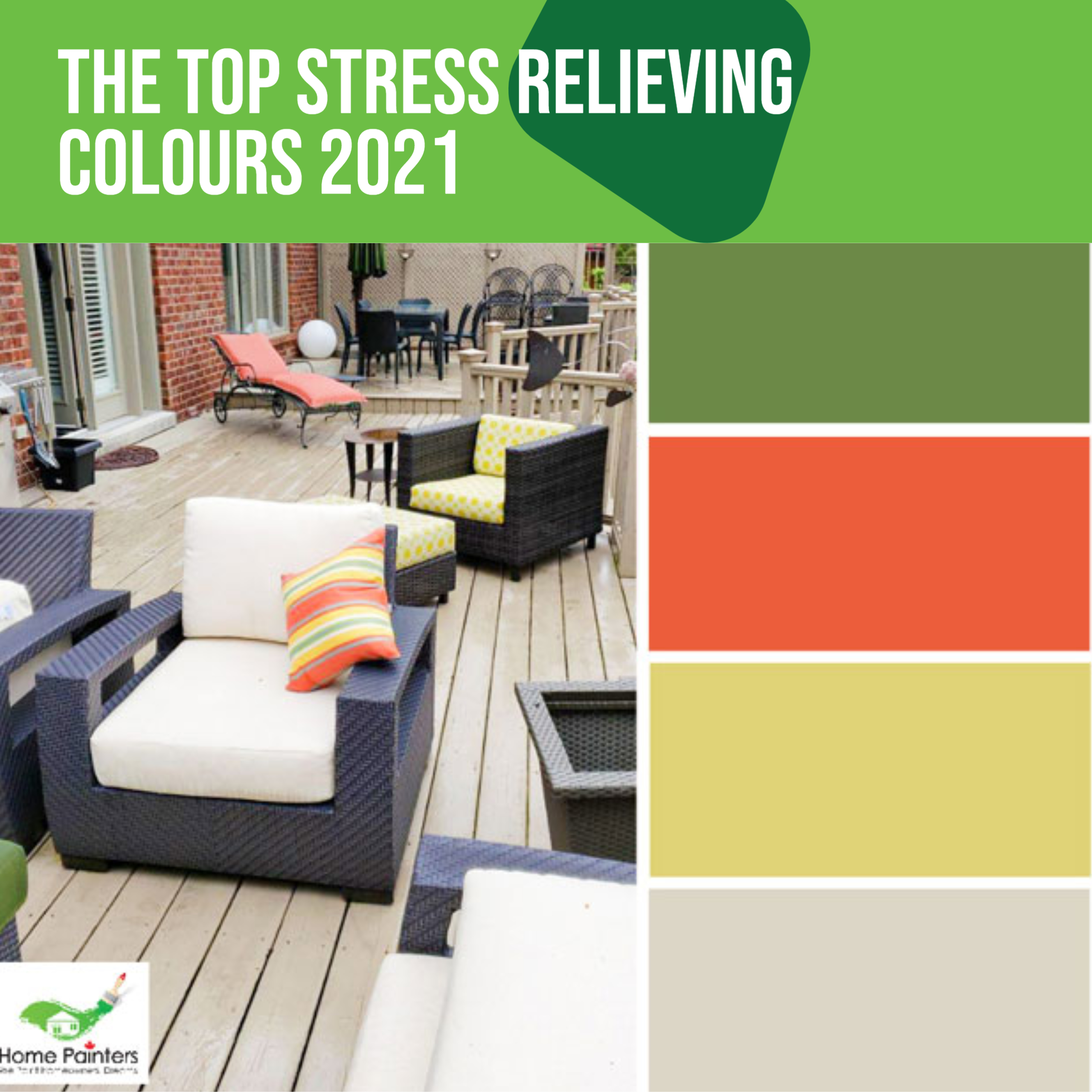 The Top Stress Relieving Colours 2021 - Home Painters Toronto