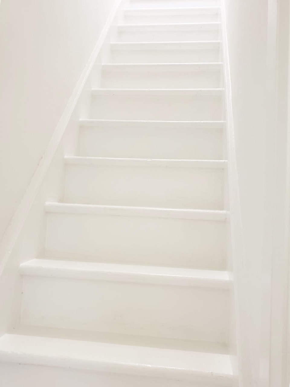 Painted Stairs White