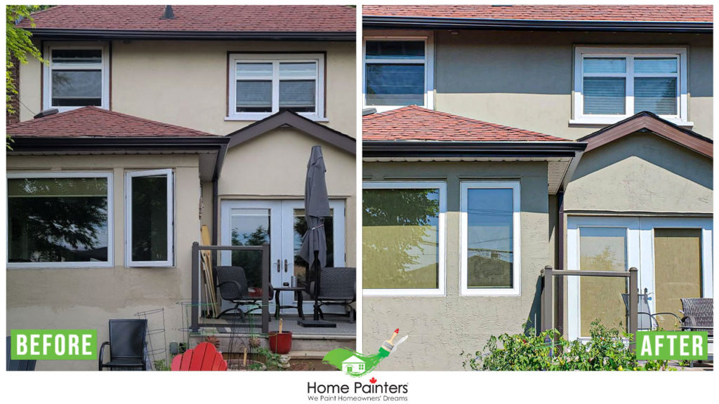 Front Door Restaining and Door Refinishing - Home Painters Toronto